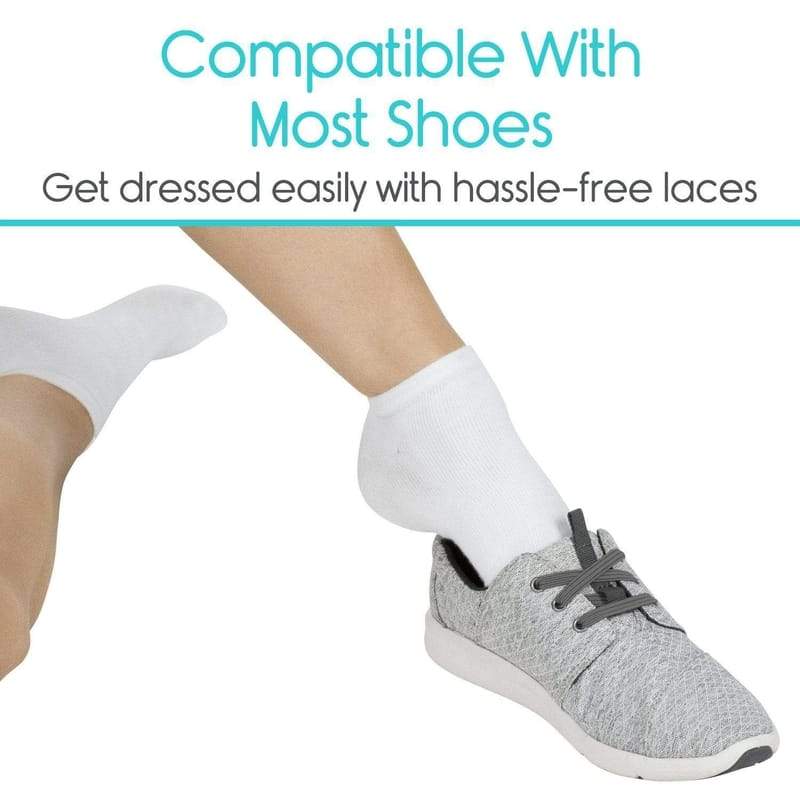 Vive Health Elastic Shoe Laces LVA1078BLK