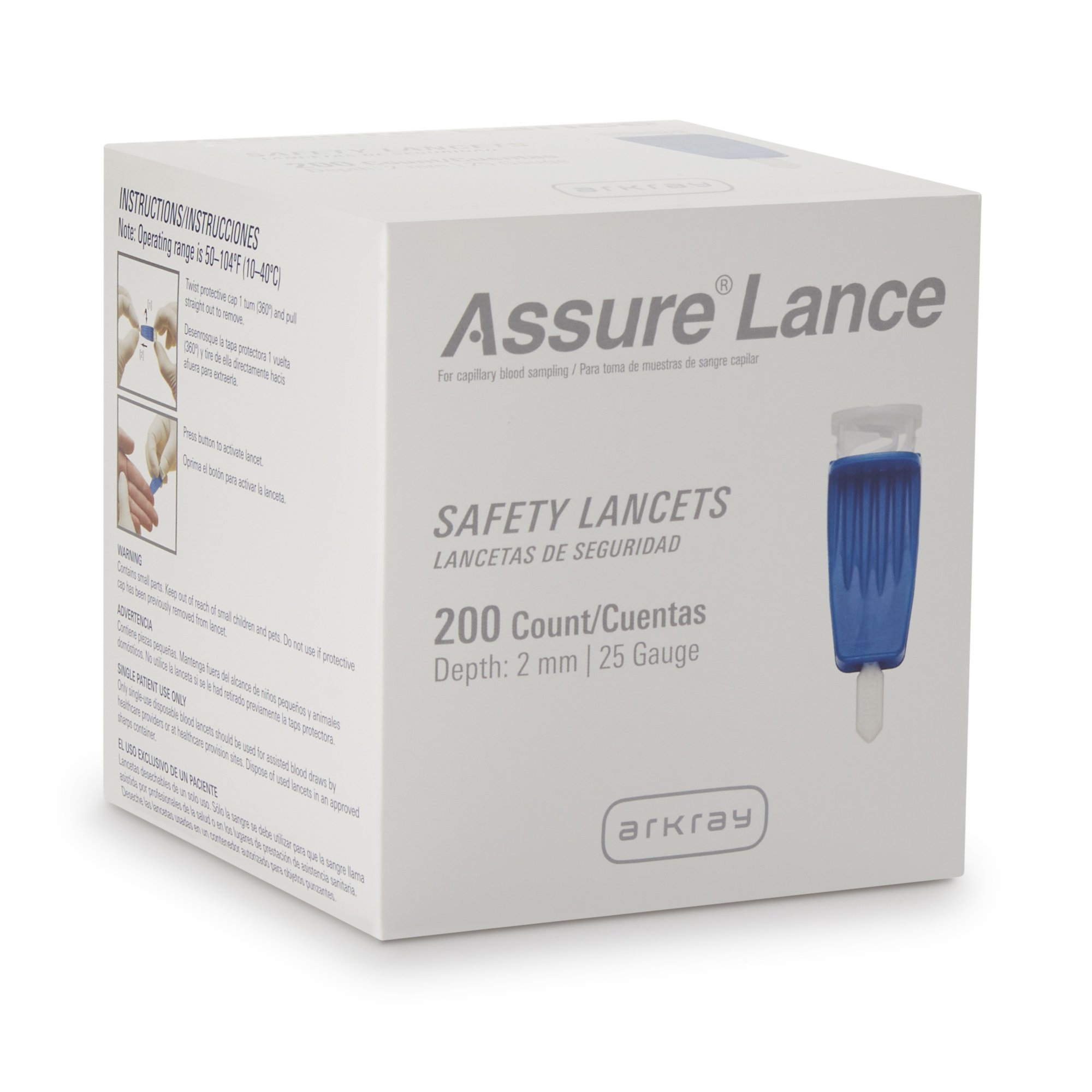 Arkray 980225 Assure ID Safety Pen Needles, Low Flow - Clearance