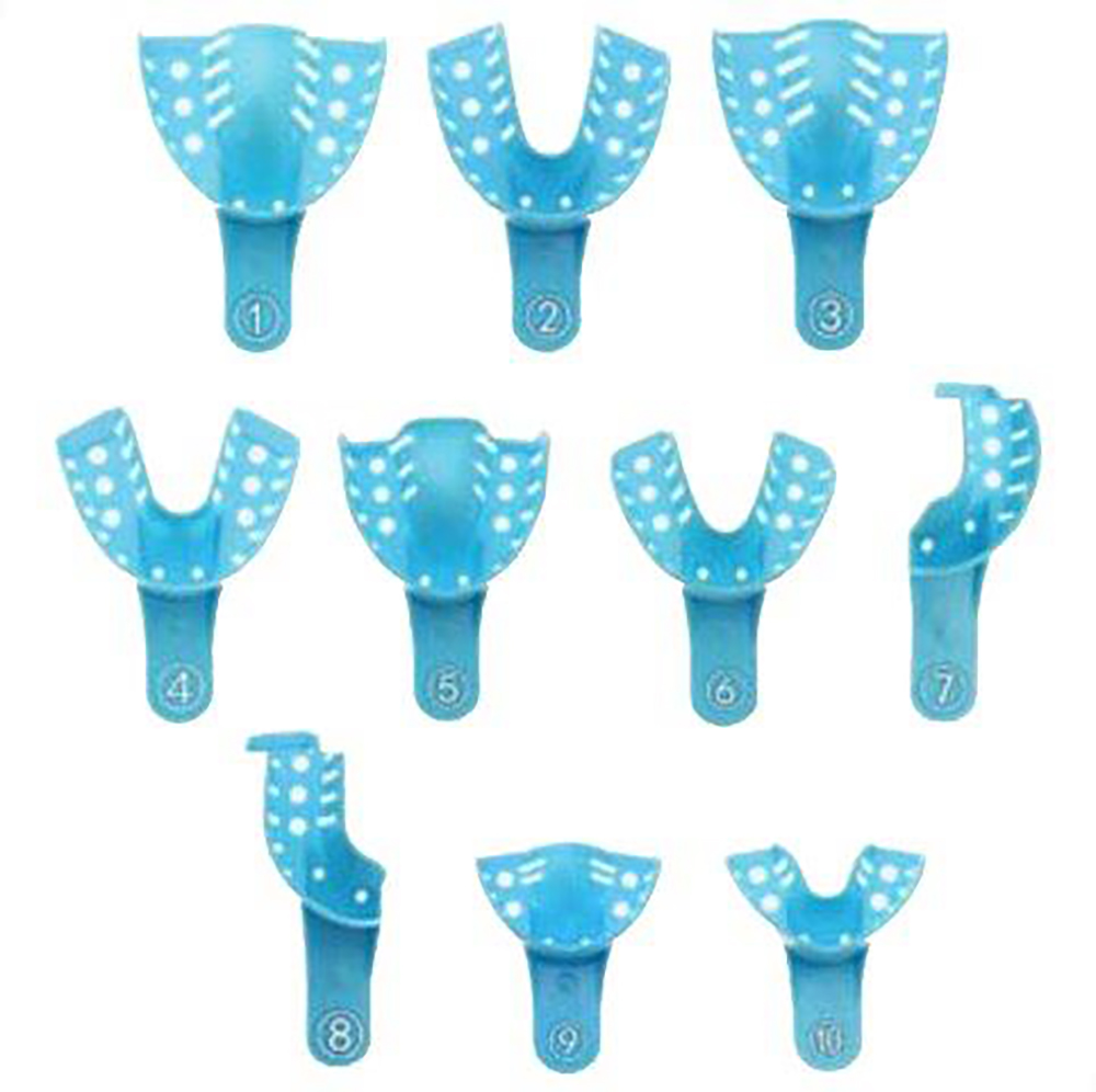 Dukal BluTray Impression Trays Perforated Quadrant Ultra Large #7 UTA-7217