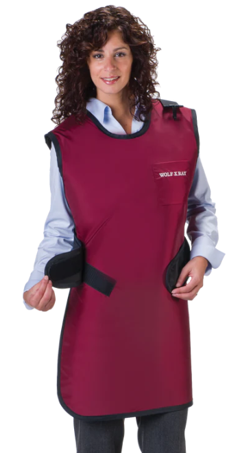 Wolf X-Ray Easy Wrap Apron, .5mm Light Weight Lead with Thyroid Collar ...