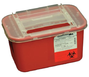 Oak Ridge Products Phlebotomy Sharps Containers with Translucent Slide ...