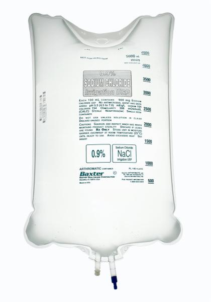 Baxter 0.9% Sodium Chloride Irrigation, USP, Arthromatic Plastic ...