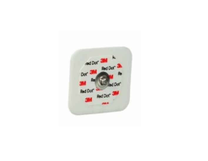 3M Red Dot ECG Monitoring Electrodes with Foam Diaphoretic Tape ...