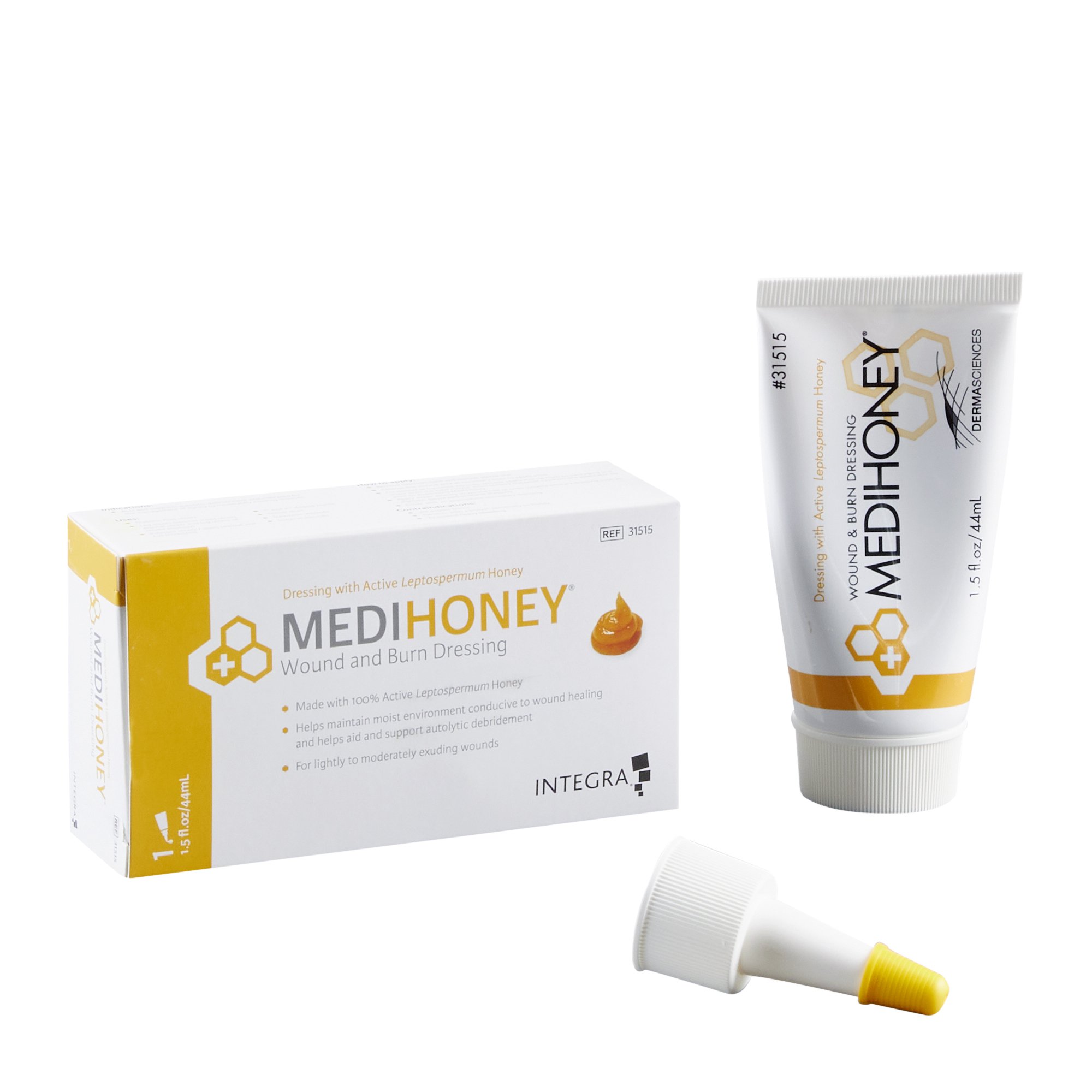 Integra LifeSciences MediHoney Wound and Burn Paste Tube, Sterile 31505