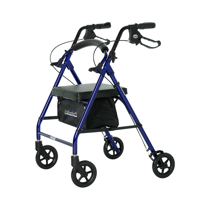 Rhythm Healthcare Royal - Aluminum 4 Wheel Rollator 807BB