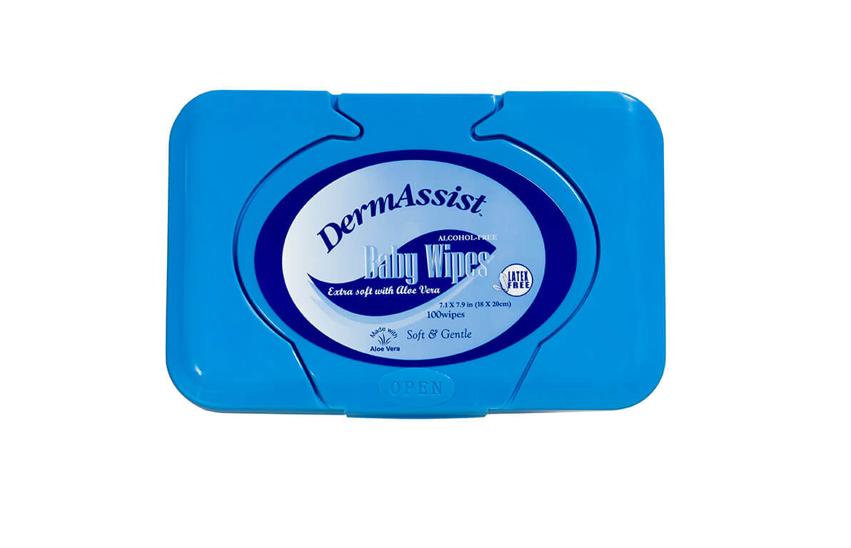 Innovative Healthcare DermAssist Baby Wipes, 7.1" x 7.9" 80-400