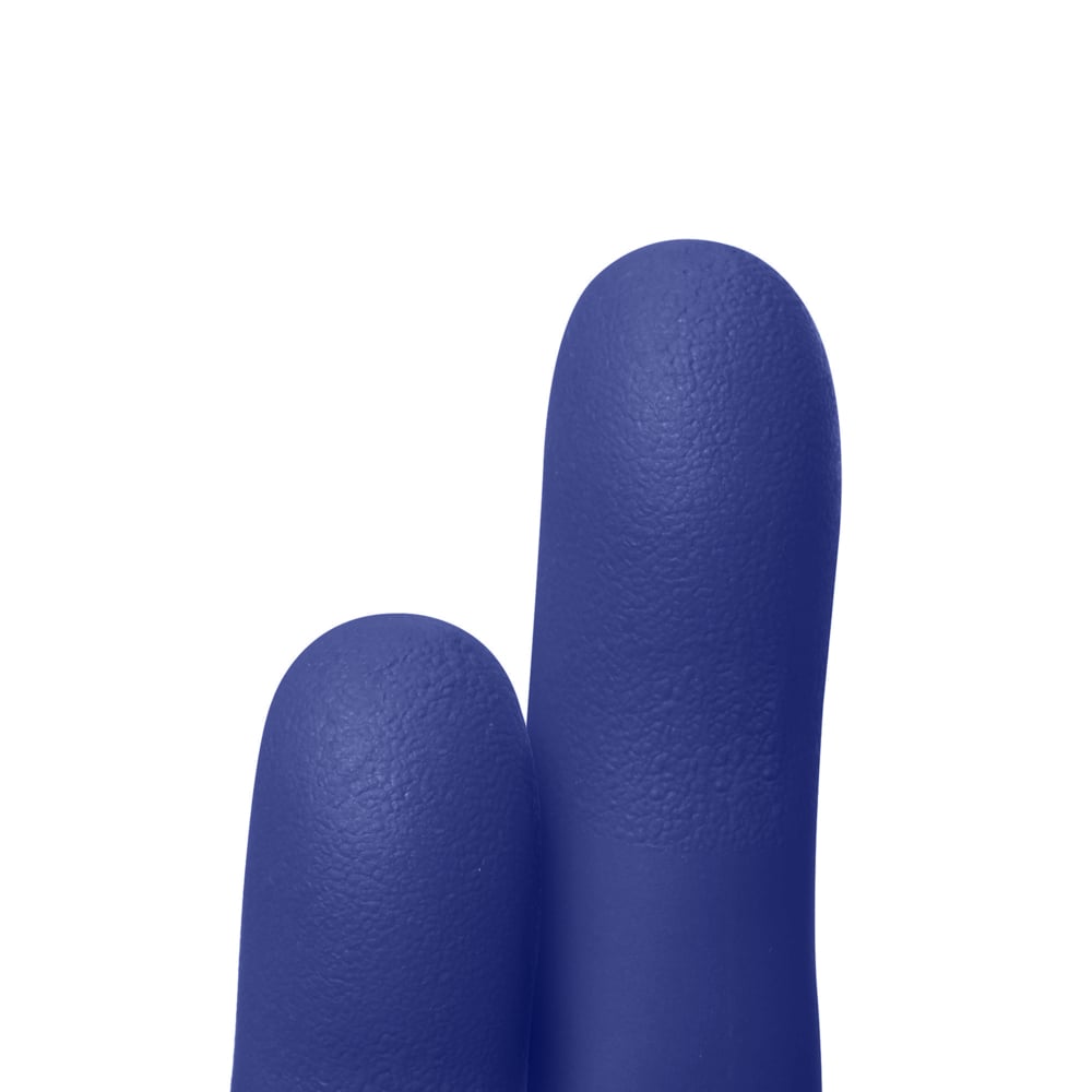 Kimberly Clark Kimtech Vista Nitrile Exam Gloves, Dark Blue, Powder ...