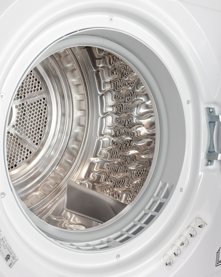 Summit Appliance European 24" Wide 220V Front Loading Heat Pump Dryer ...
