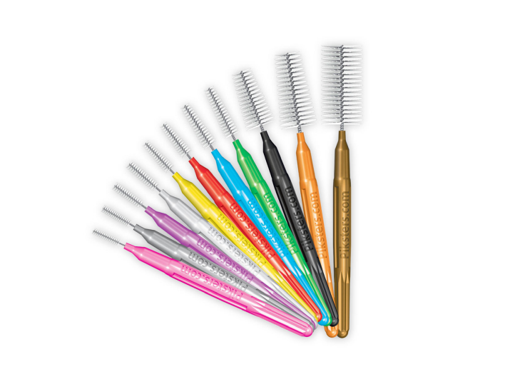 Dukal Piksters Interdental Brushes with Plastic Handles PK-10-0