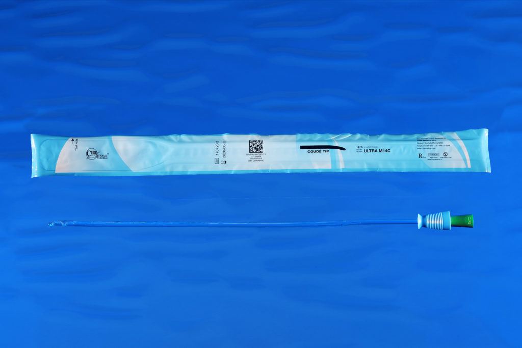 Convatec Cure Ultra Catheters for Men, Coude Tip, Single Use, Sterile ...