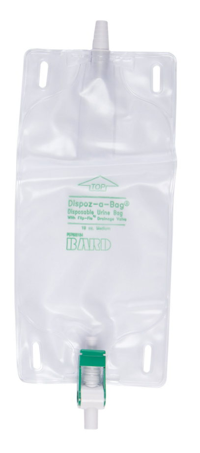 Bard Medical Leg Bag with FlipFlo Valve, Fabric Straps 150732