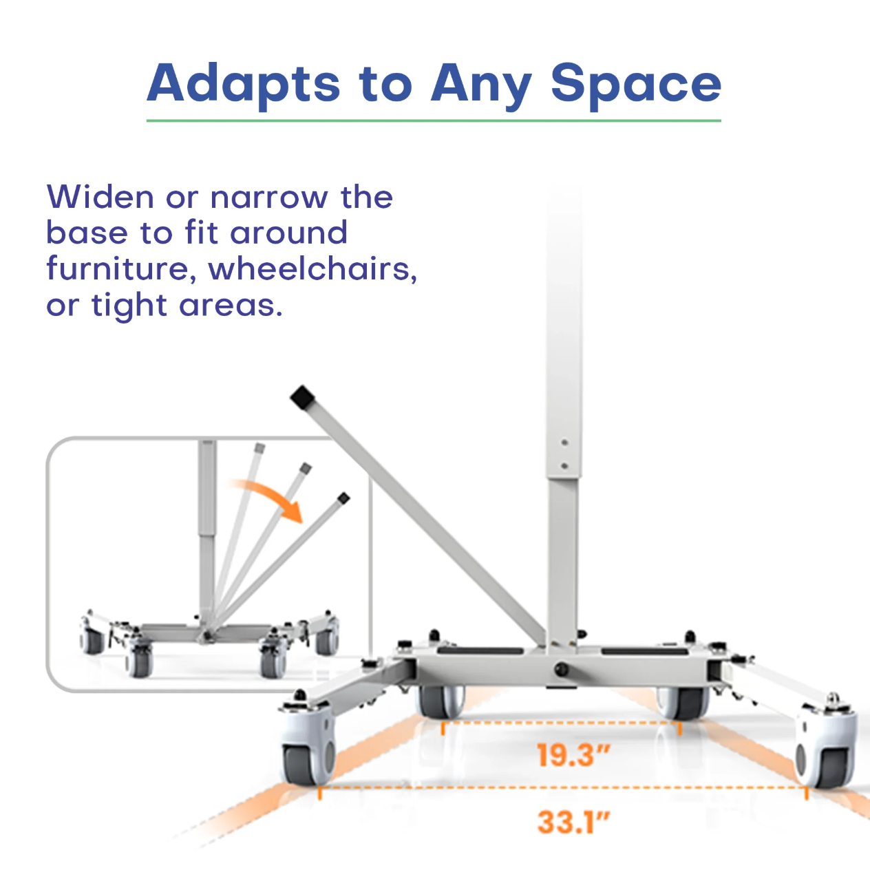 Climbing Steps Freedom EveryLift Powered Sling Seat Patient Lift MP-P11