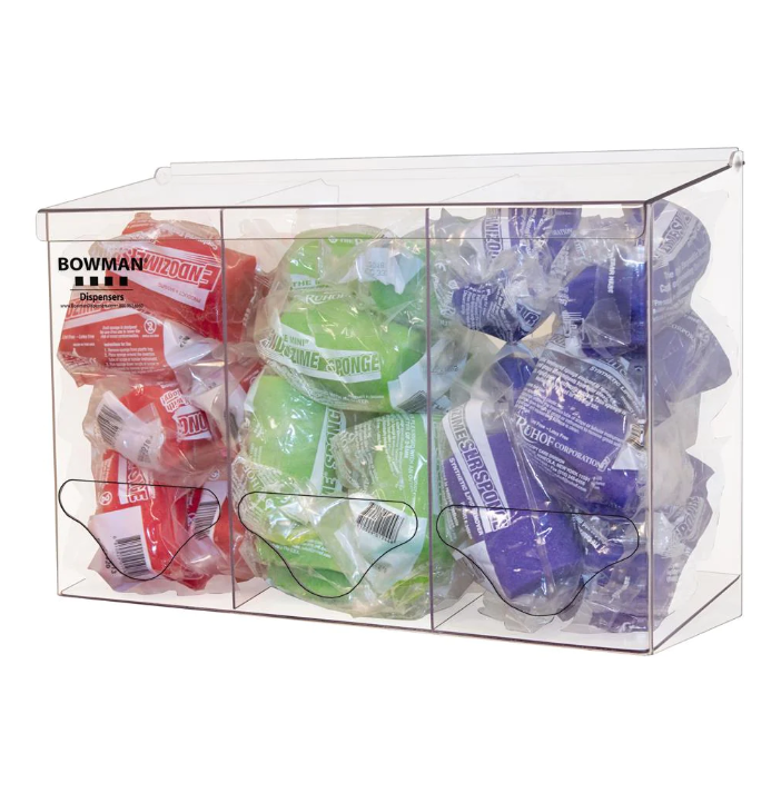Bowman Manufacturing Bottom & Top Dispensing, Short Bulk Bins, Clear ...