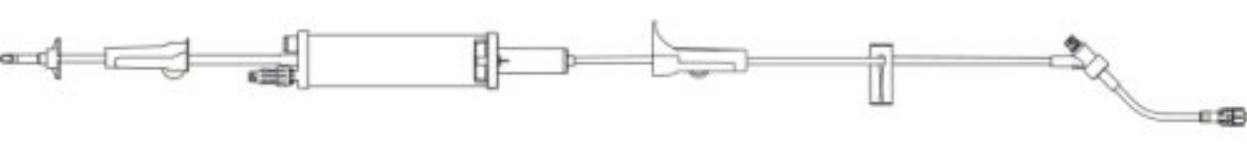 B Braun Gravity Burette Set with 1 Caresite Injection Site 470116