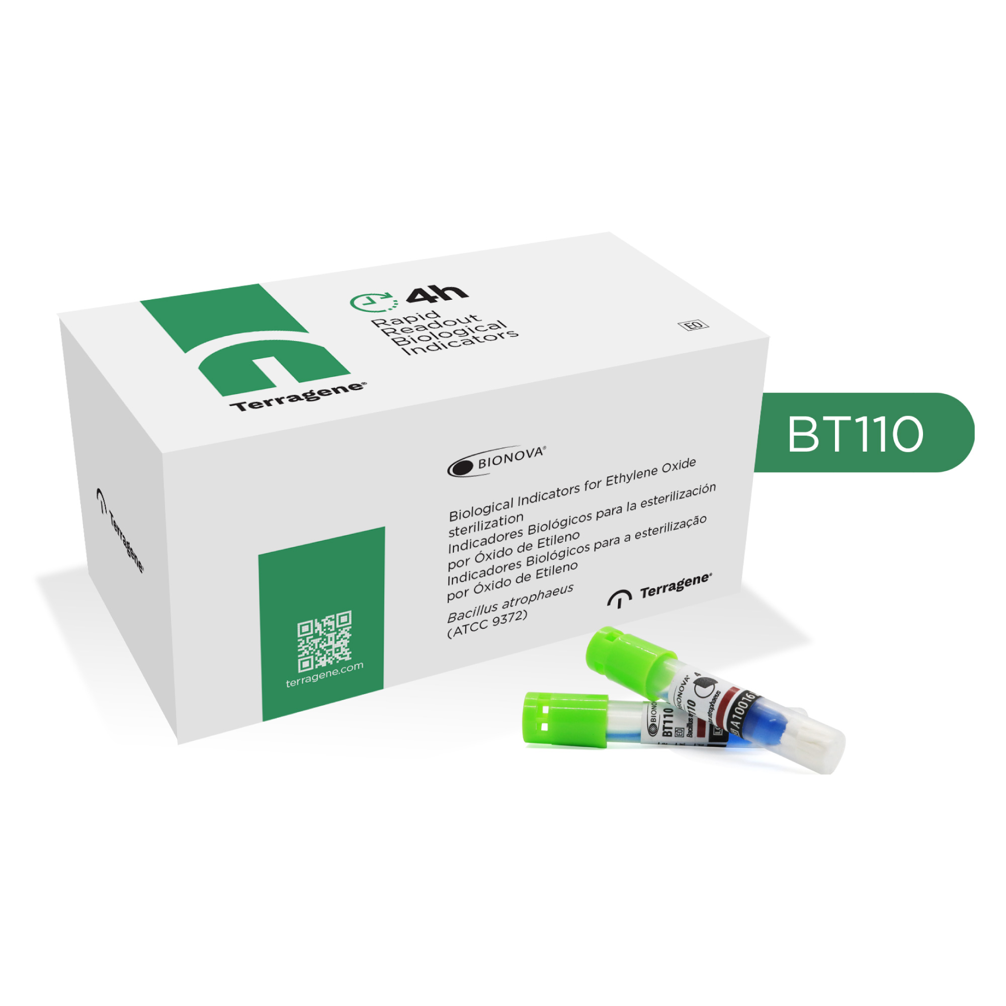 Terragene S.A. 4h Biological Indicator for EtO BT110