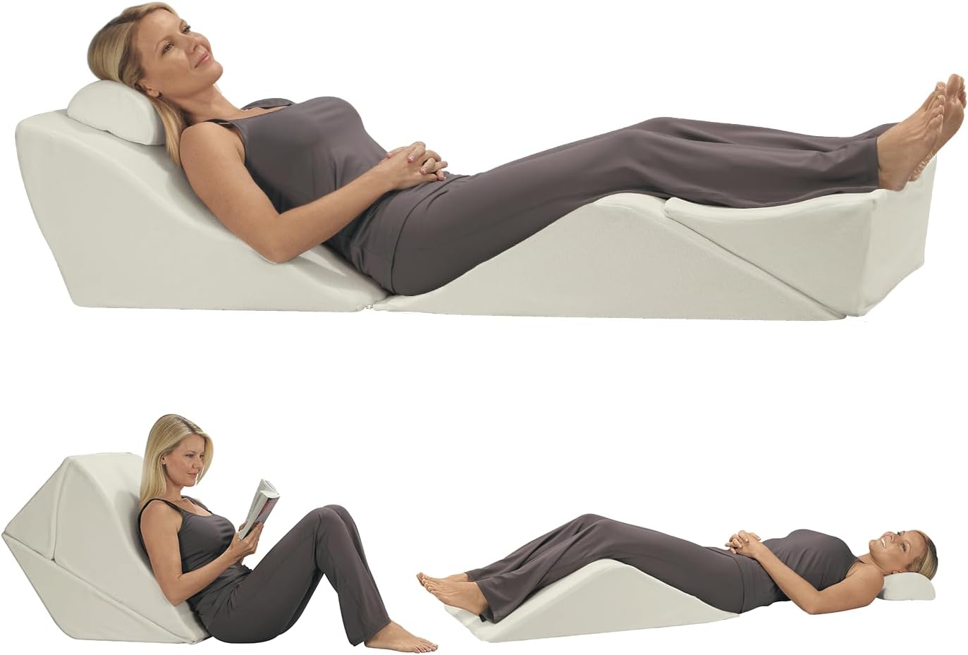 Contour Health BackMax 20' Foam Bed Wedge Lumbar Support System 301-101R