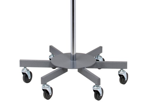 Clinton Industries Six-Leg, 4-Hook Infusion Pump Stand IV-334