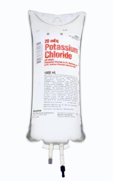 Baxter 20 mEq/L Potassium Chloride in 5% Dextrose and Sodium Chloride ...