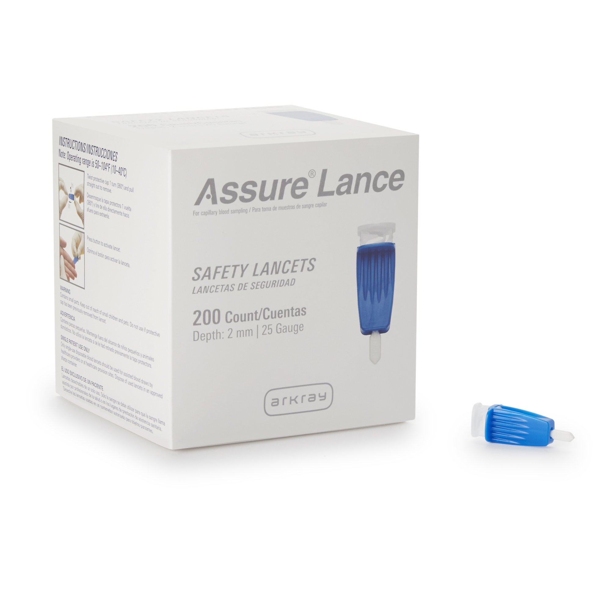 Arkray 980225 Assure ID Safety Pen Needles, Low Flow - Clearance