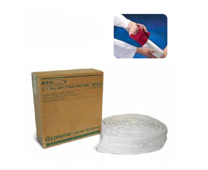 BSN Medical Gypsona Splinting System Padded Plaster Bandage GPS-515
