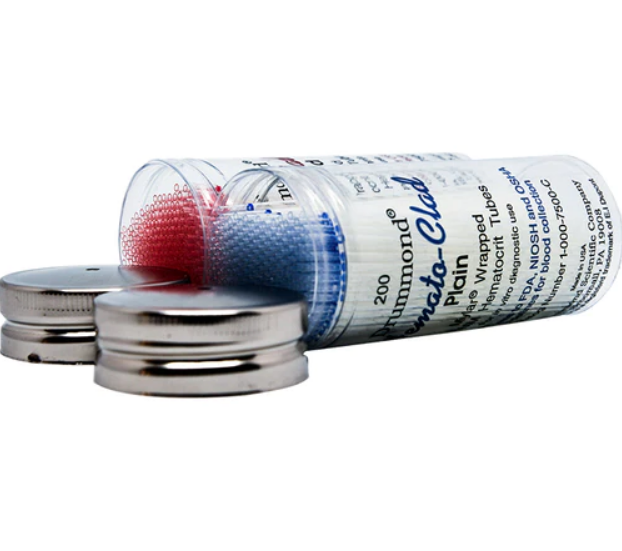 LW Scientific 75mm Mylar Clad Microhematocrit Tubes CNT-HTMC-PN77