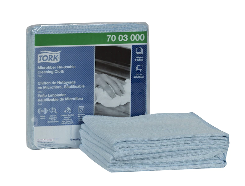 Essity Professional Tork Microfiber Reusable Cleaning Cloth 7002000