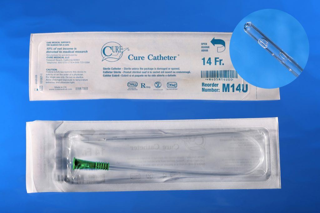 Convatec Cure Medical Pocket Catheter, Male, 16", Straight Tip M14U