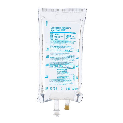 B Braun Lactated Ringer's Injections, Sterile L7500