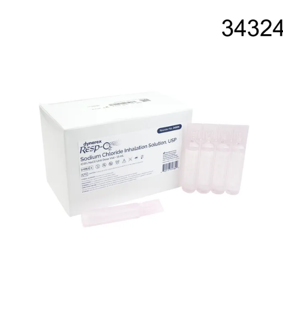 Dynarex Inhalation Solution 0.9% Unit Dose Vial 34323