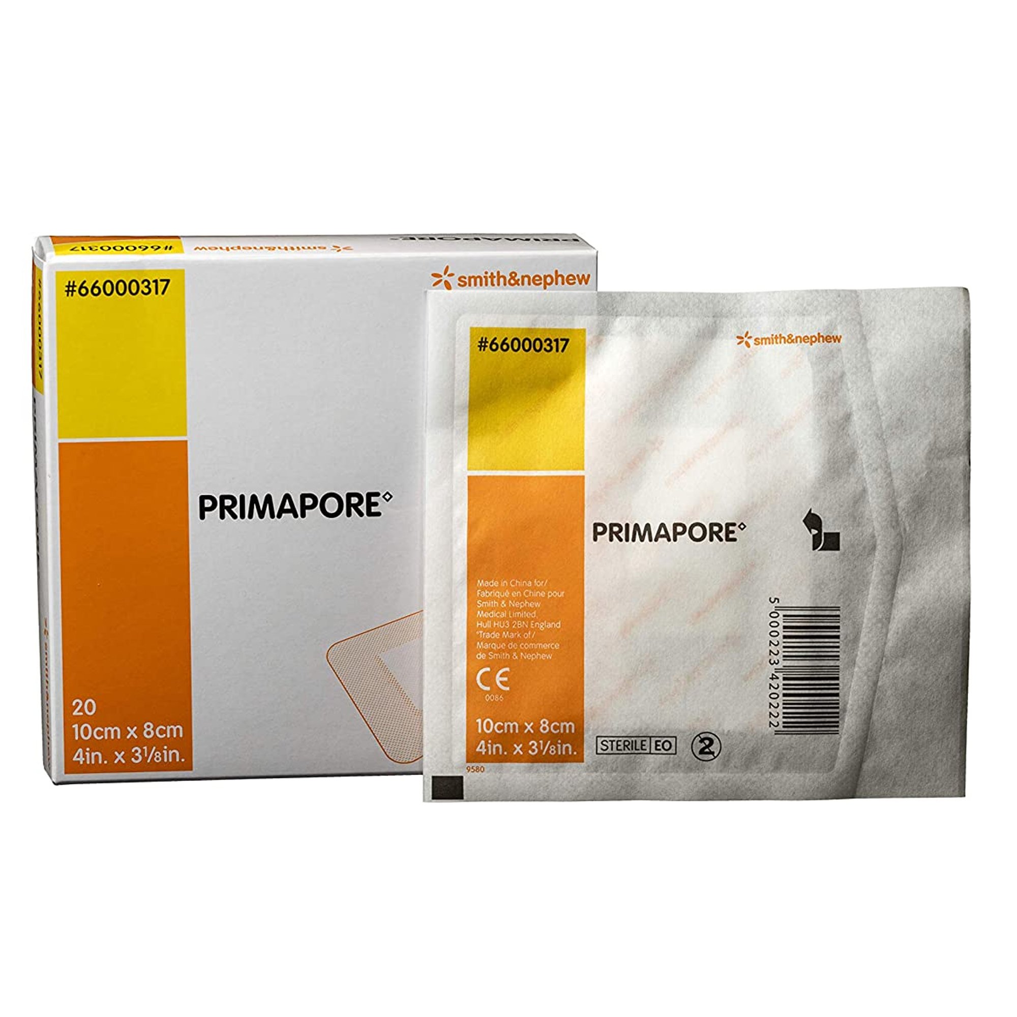 Smith & Nephew Primapore Adhesive Non Woven Wound Dressing 66000319