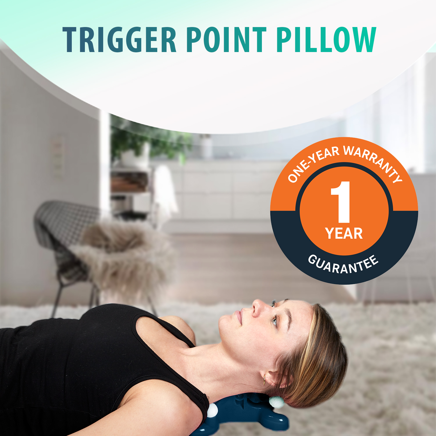 Pain Management Technologies Trigger Point Pillow Head and Neck Pain ...