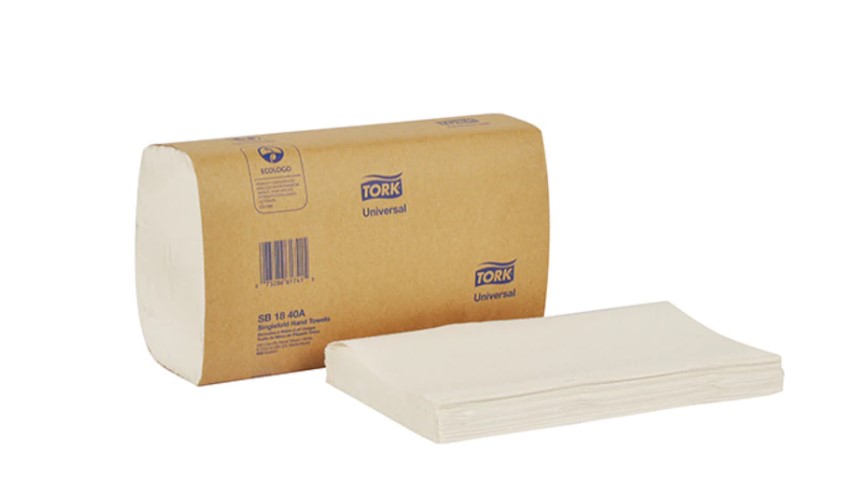 Essity Professional Tork Universal Singlefold Hand Towel, 10.3" SB1840A