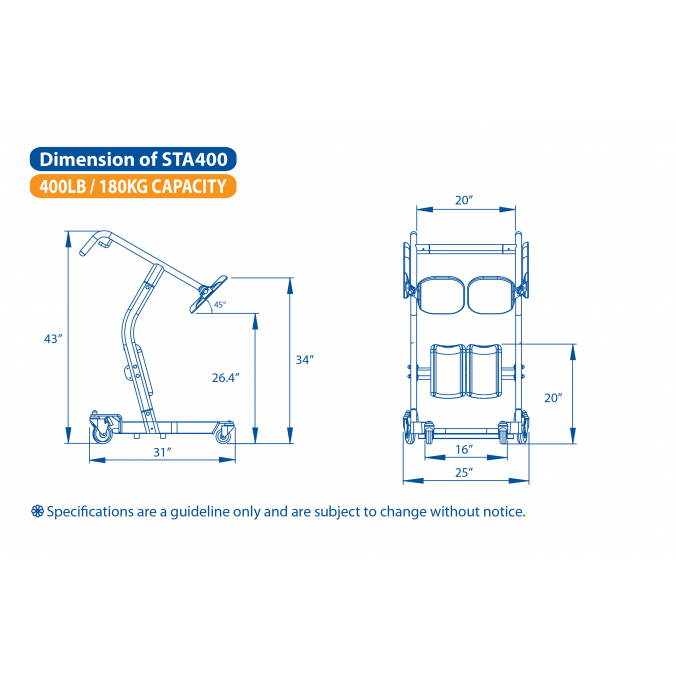 Bestcare STA400 Spryte Standing Transfer Aid