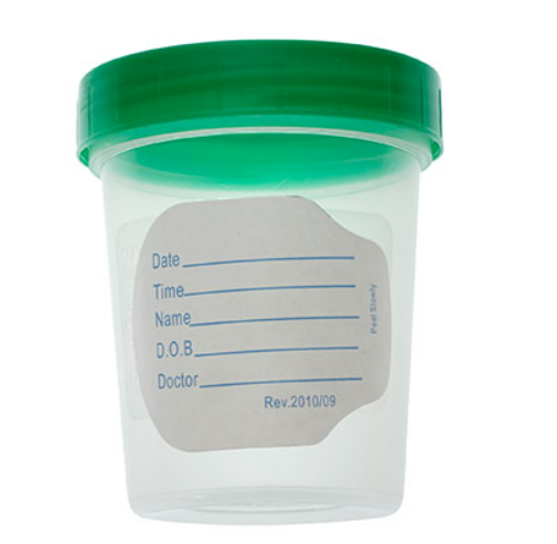 Amsino AMSure Specimen Container 120 mL Bulk Packaged Unprinted Non ...