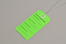 LK Packaging Clean Equipment Tag TCEG