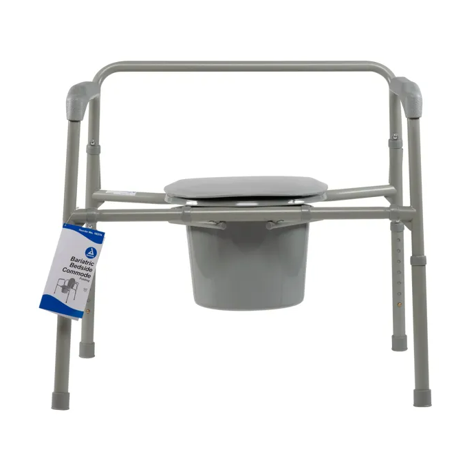 Dynarex Bariatric Folding Commode, Steel 10374