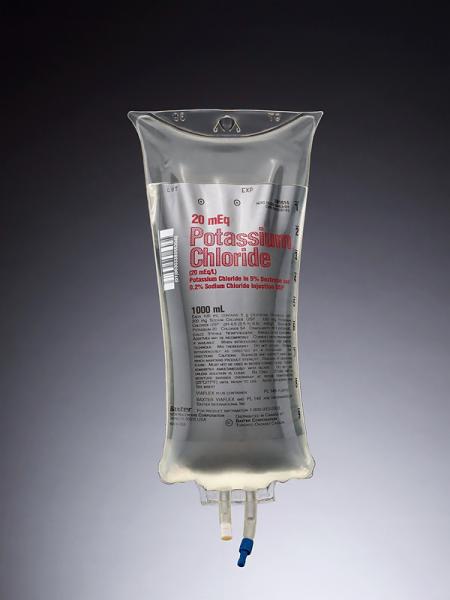 Baxter 20 mEq/L Potassium Chloride in 5% Dextrose and Sodium Chloride Injection, USP, 1000 mL ...