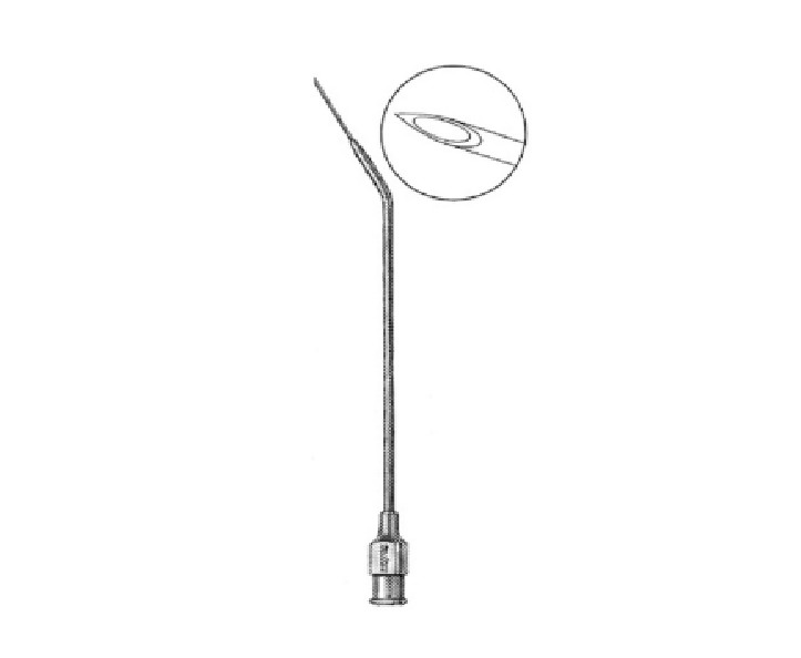 Miltex Tonsil 23G Needle with Luer Lock and Stylet 20-427