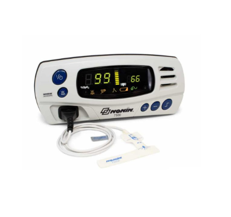 Nonin Model 7500 Tabletop Pulse Oximeter 7500-1101