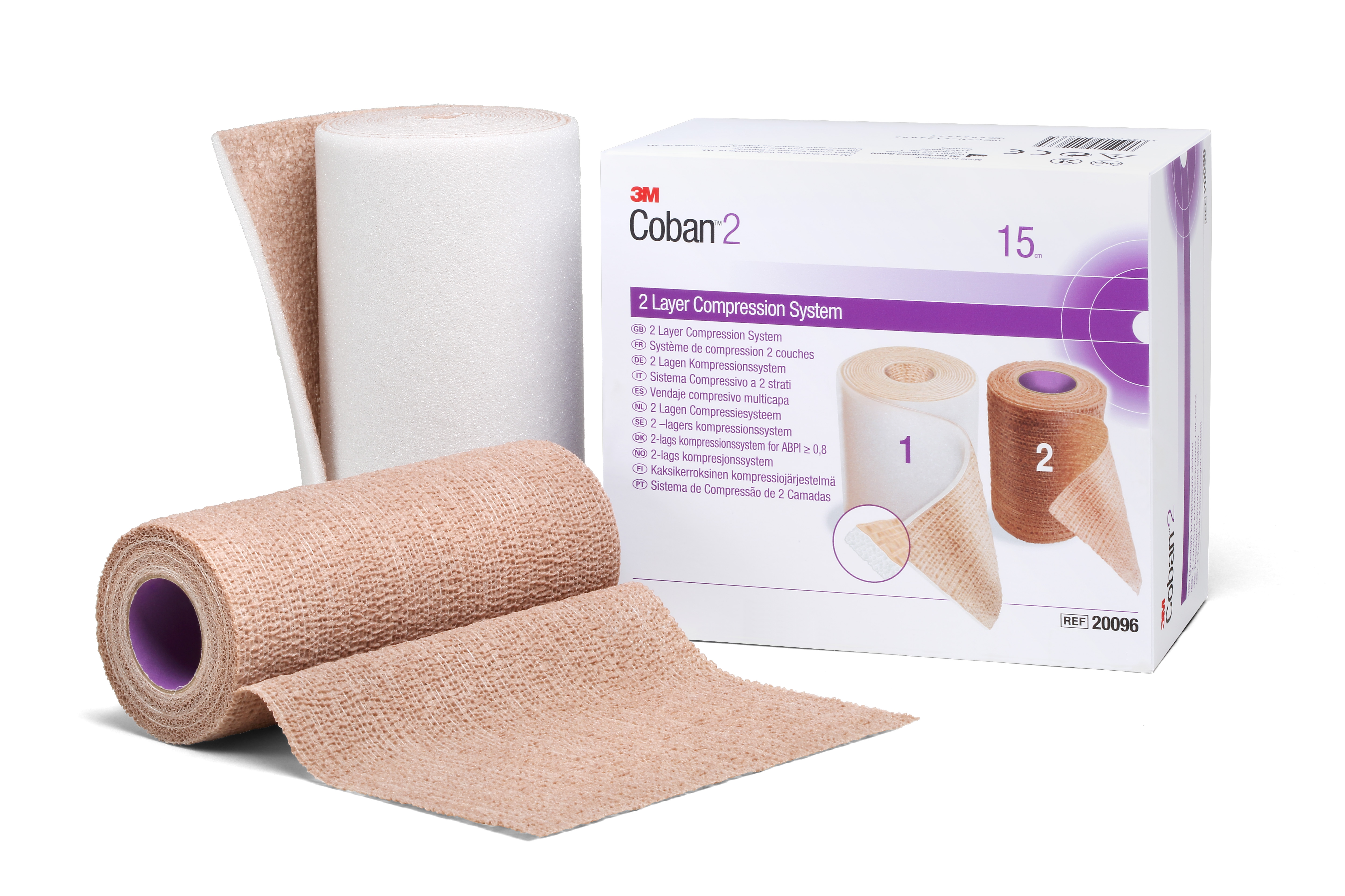 3M Coban 2 Two Layer Above the Knee Compression System 20096