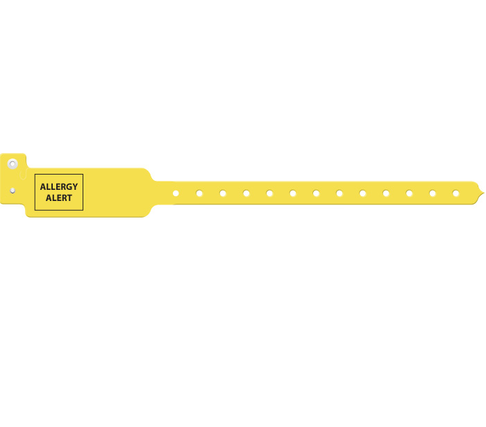 Medical ID Solutions Adult Tri Laminate Wideface Allergy Alert ...