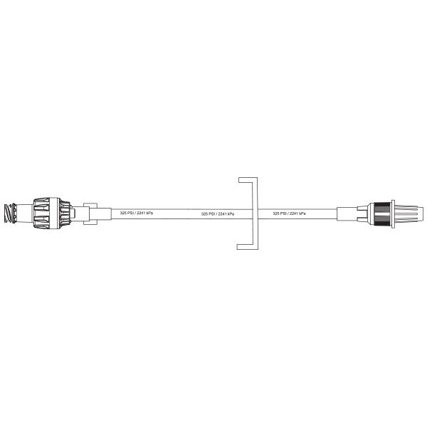 Baxter Straight Type Catheter Extension Set, One Link, Bonded Needle ...