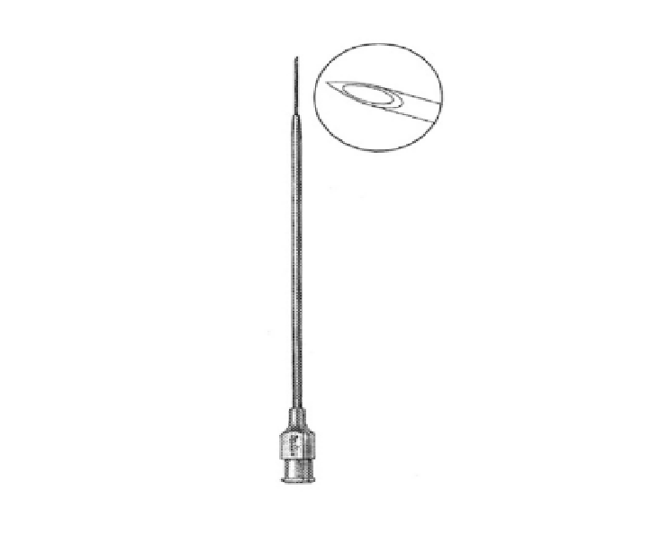 Miltex Tonsil 23G Needle with Luer Lock and Stylet 20-426