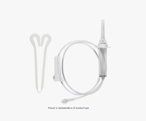 BD Secondary Administration Set, Non Vented Needle Free Valve, Bag ...