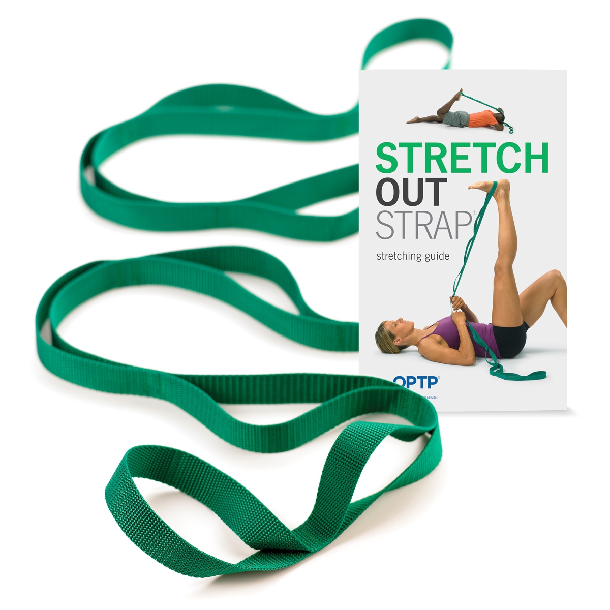OPTP Stretch-Out Stretch Assist Strap with Exercise Booklet 440-2