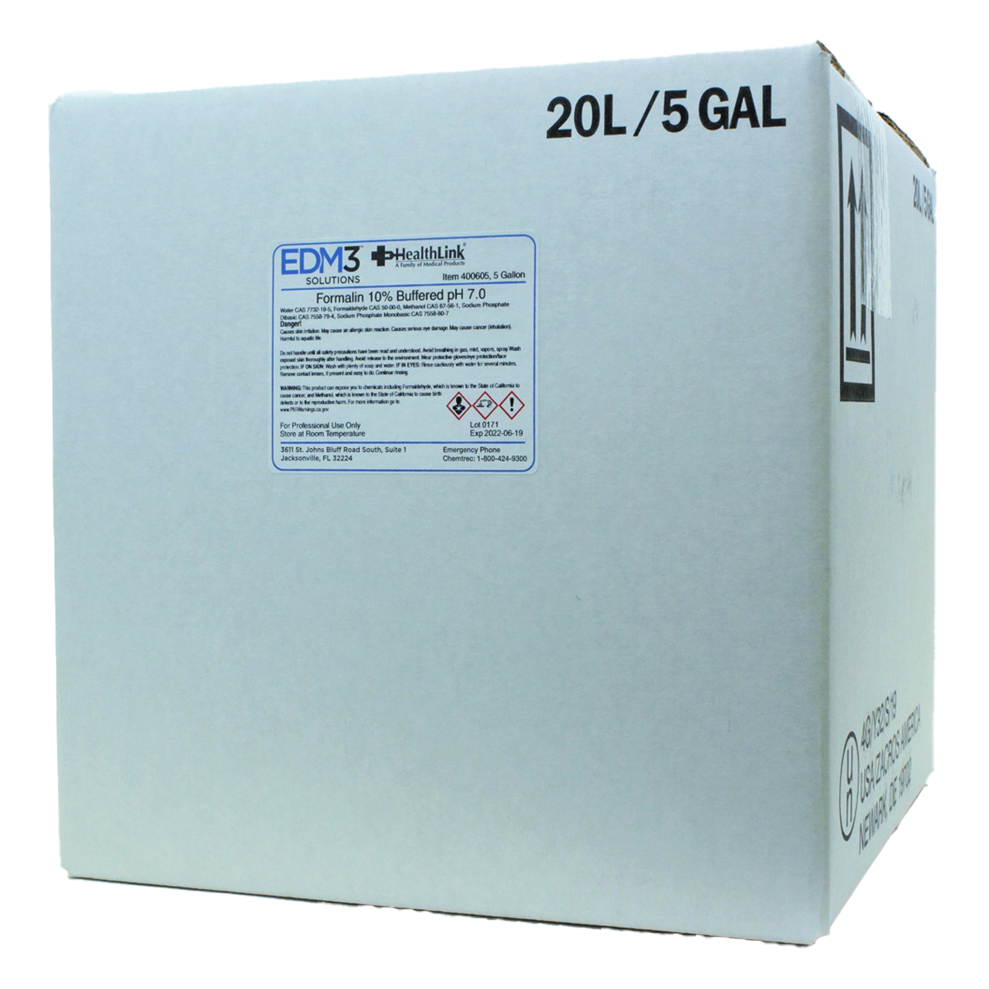 EDM3 Company Histology Reagent Natural Buffered Formalin 10% 400604