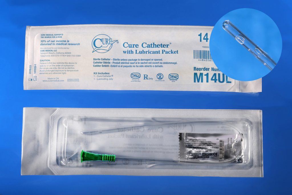 Convatec Cure Medical Pocket Catheter, Male, Straight Tip, with ...
