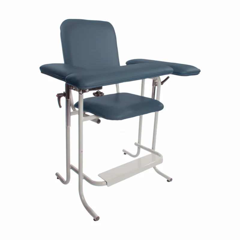 Dukal Upholstered Tall Blood Draw Chair with Flip Arm 4383F