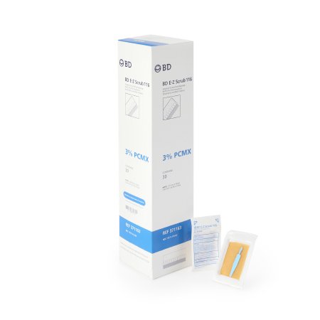 BD EZ Scrub Brush with Emollients and Nail Cleaner, 3% PCMX 371163