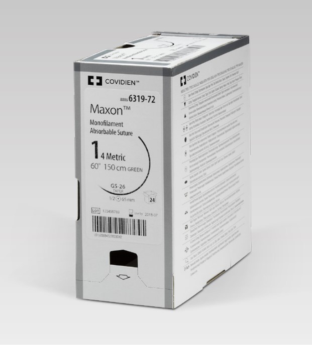 Medtronic Suture, Reverse Cutting, Clear, 30", Needle C14 8886661851